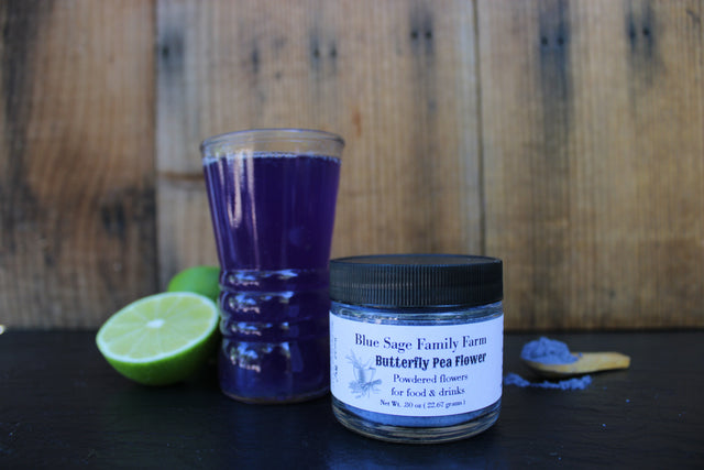 Butterfly Pea Flower Powder ~ Blue Butterfly Pea Flower – Blue Sage ...